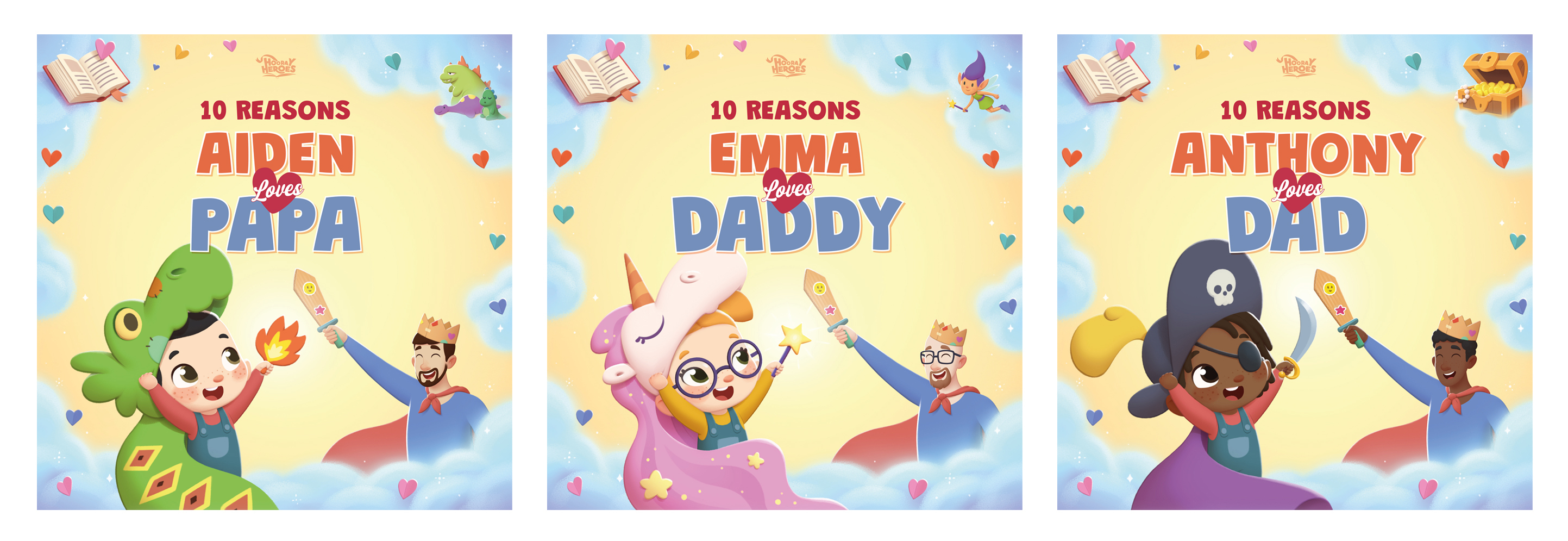 Hooray Heroes - Personalized Books for Kids, Adults & Pets
