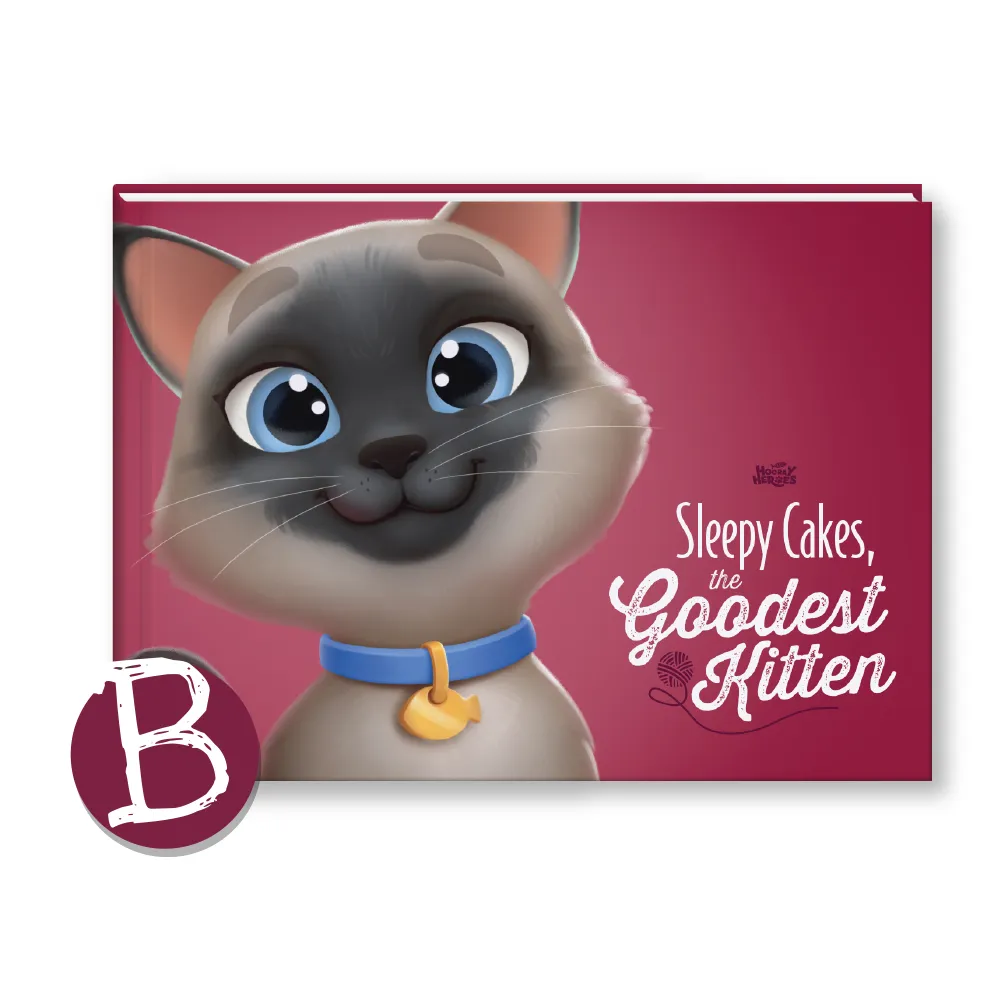 Personalized cat book - Hooray Heroes