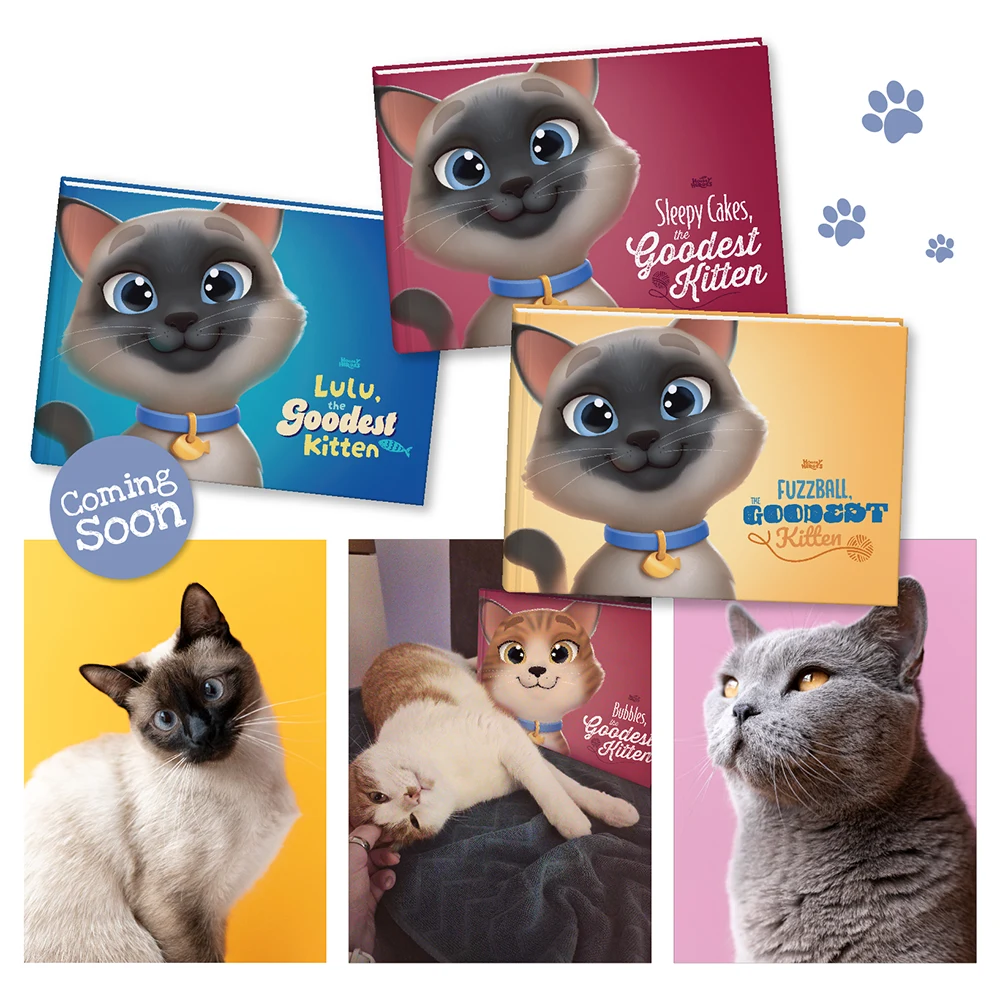 Personalized cat book - Hooray Heroes